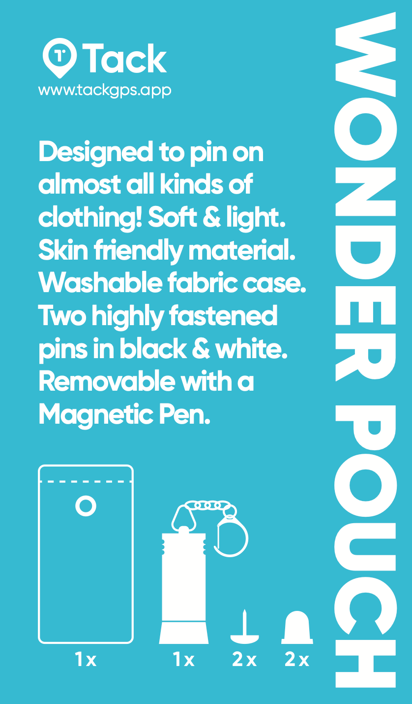 Wonder Pouch for Tack GPS Tracker – Tack GPS Location Tracker | Singapore